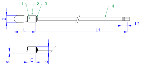 R25 Surface Mount Temp Sensor
