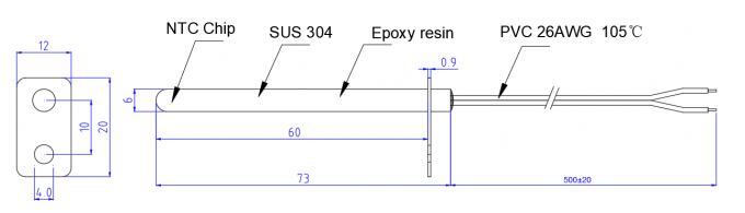 Epoxy NTC Temperature Probe