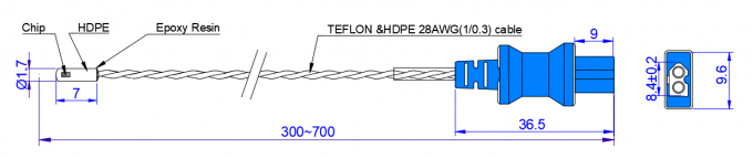 Disposable Body Cavity Temperature Sensor For Medical Equipment