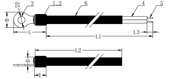 Welding Machine Probe Temperature Sensor 440mm Length